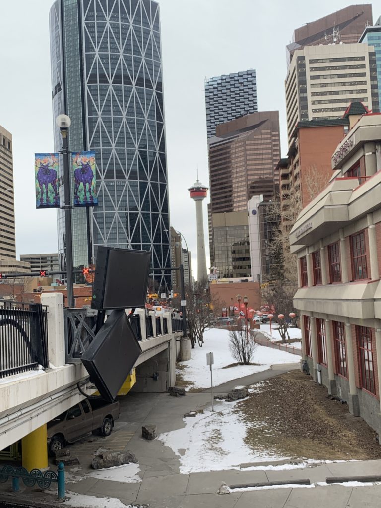 Shaking things up: Calgary Tower Stairs - Running with Rhyno
