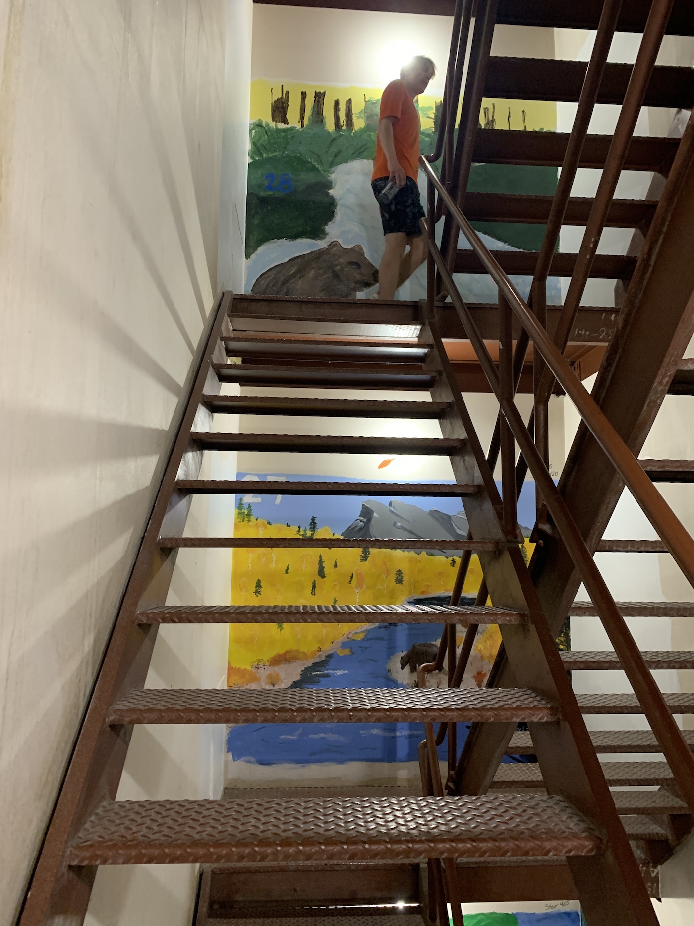 Shaking things up: Calgary Tower Stairs - Running with Rhyno