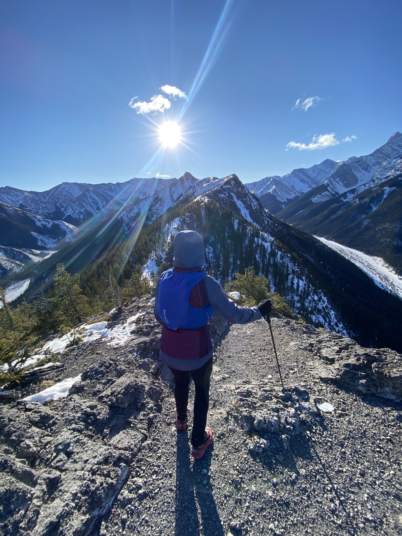 Weekend views: Wasootch & Barrier Lake - Running with Rhyno